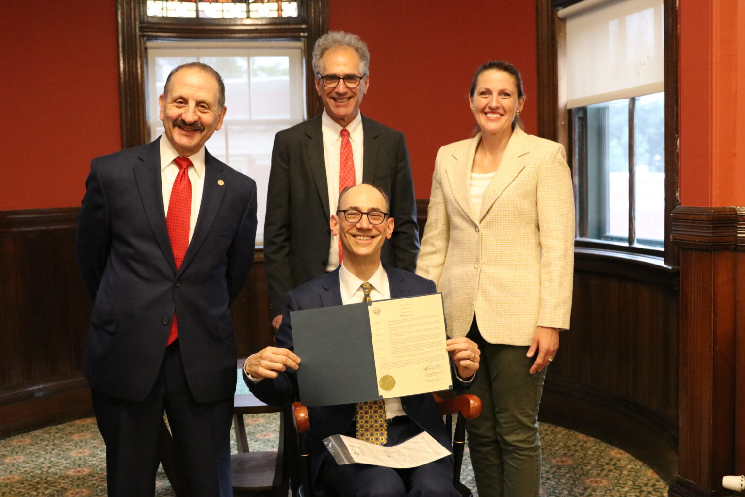 Dash Honored By Town, Select Board Colleagues For Service To Belmont
